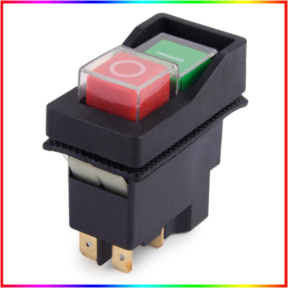 Micoo Kjd17 Push Button Machine Switch Kjd17/120V 16A 110V Magnetic ...