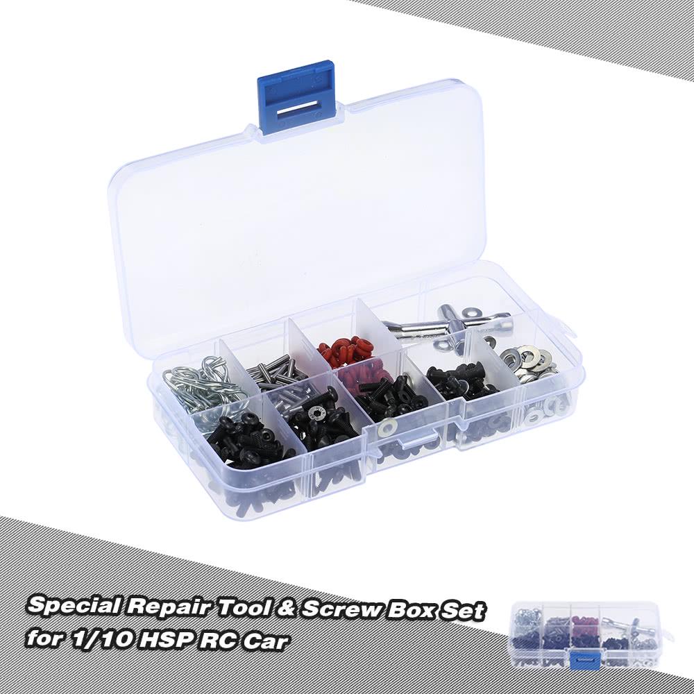 Special Repair Tool & Screws Box Set for 1/10 HSP RC Car uygun fiyatlı ...