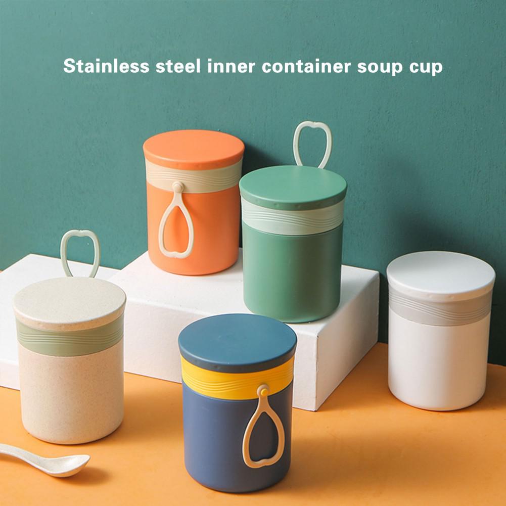 Buy Food Thermal Insulated Container Leak-Proof Soup Milk Thermos ...