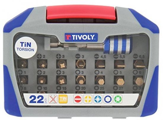 Buy Tivoly titanium torsion screwdriver bit set - 22 pieces at ...