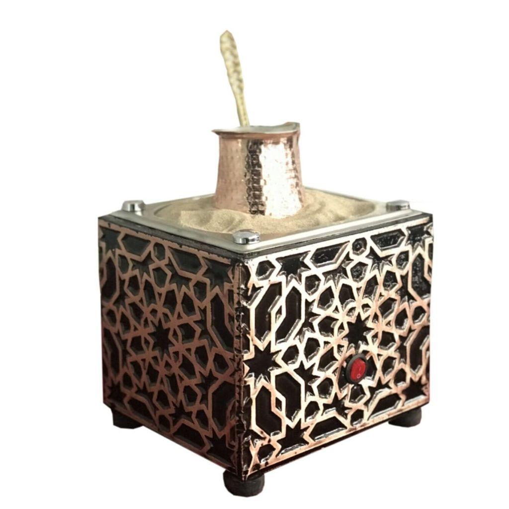Buy Authentic Turkish Copper Electric Hot Sand Coffee Maker Heater ...