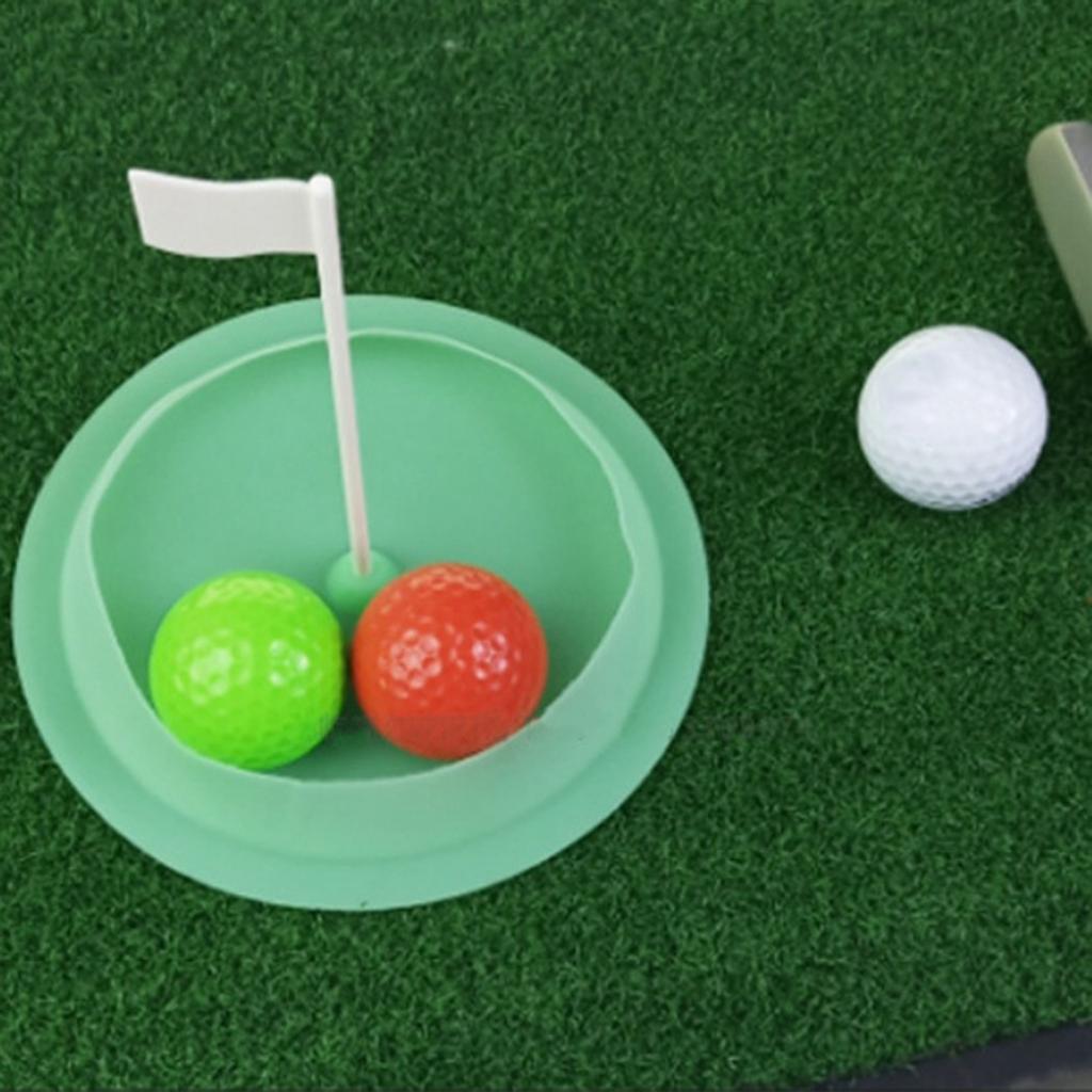 Buy Golf Putting Cups Practice Hole with Flag Indoor Outdoors Putt ...