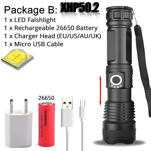 Satın alın Most Powerful 5000000LM LED Flashlight XLamp 36Cores XHP360 ...