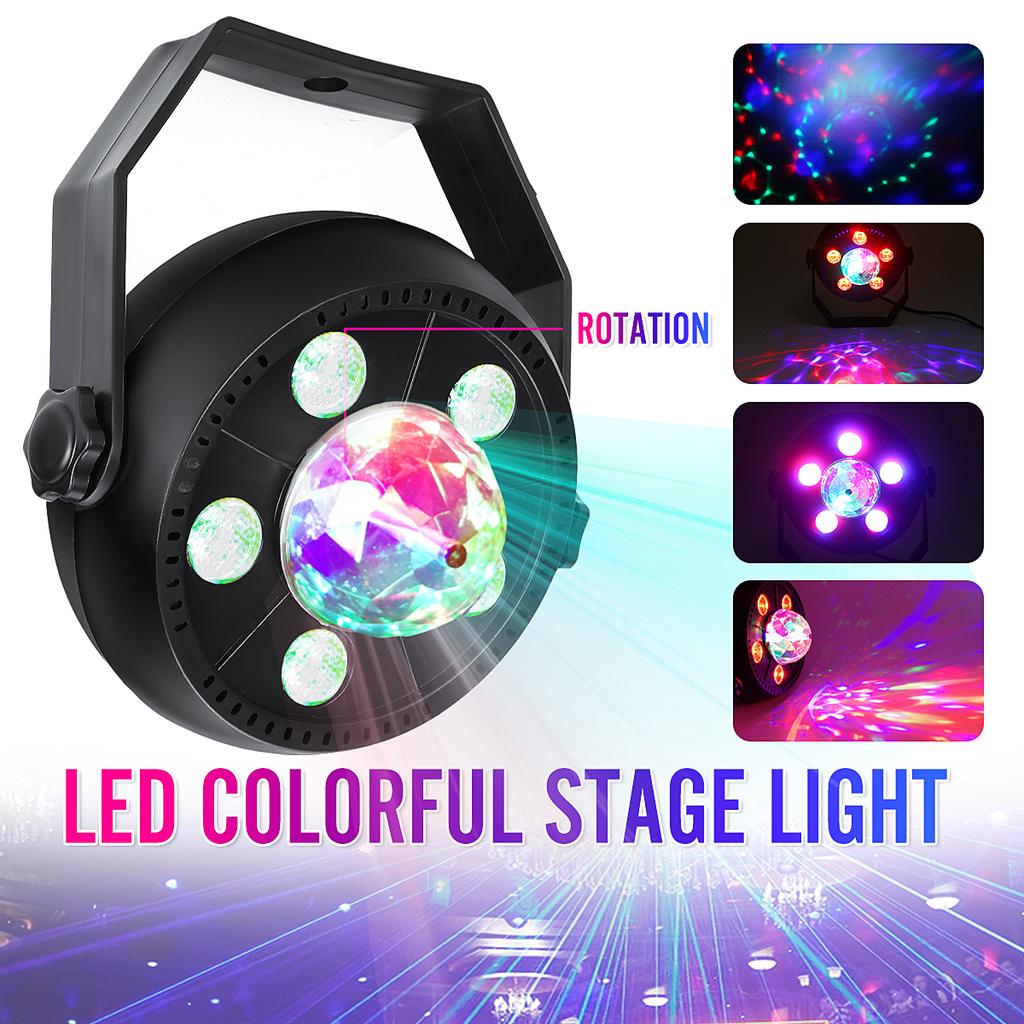 Buy Party DJ Disco Projector Laser Light Crystal Rotation Par LED RGB ...