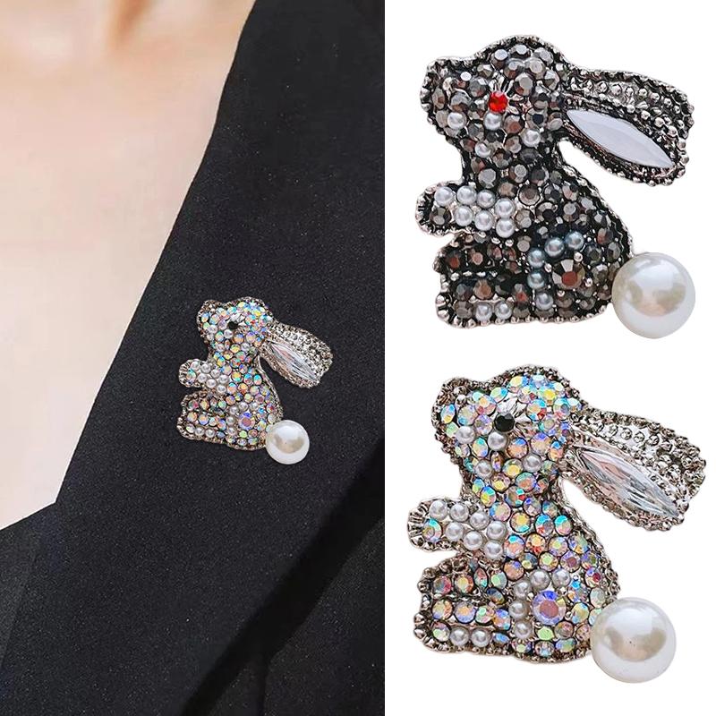 Buy 2 Colors New Arrival Carton Style Rabbit Brooches For Women ,Kids ...