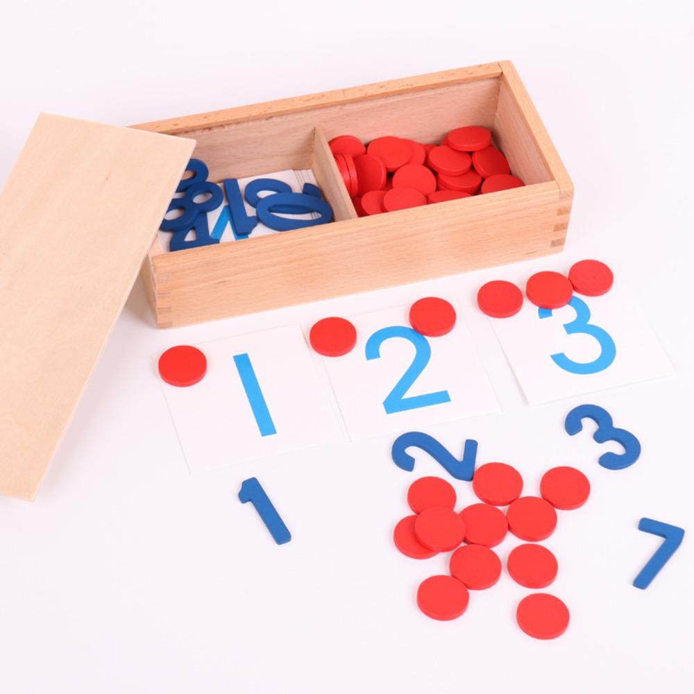 Buy Counting Montessori Preschool Training Educational Toys Early ...