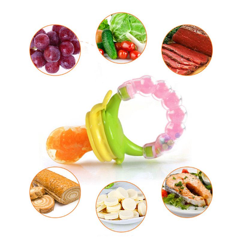 Buy 1Pcs Fresh Food Nibbler Baby Pacifiers Feeder Kids Fruit Feeder ...