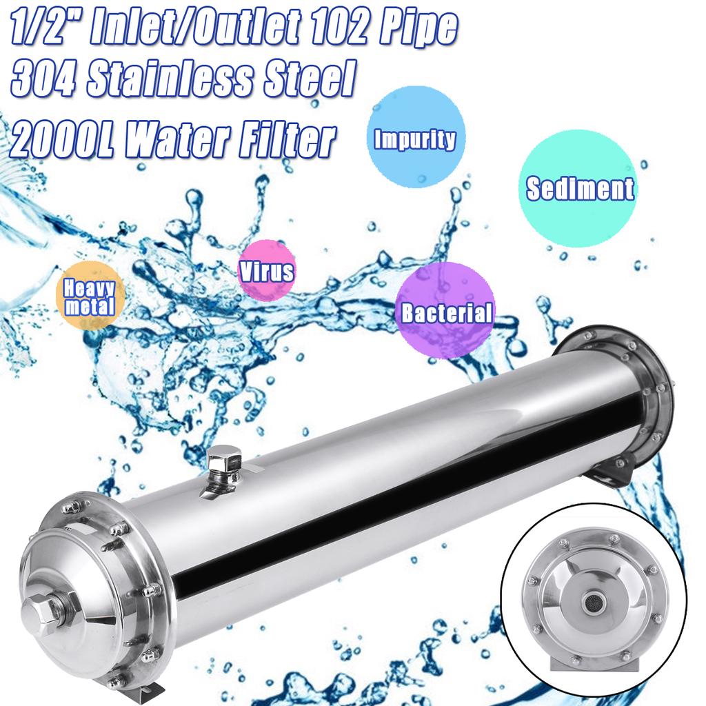 Buy 2000LInlet Outlet 304 Stainless Steel 102 Pipe High Flow Diameter ...