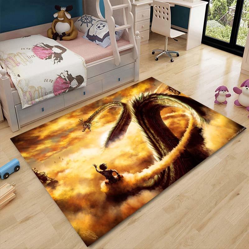 Buy Dragon Ball Z Rug Doormat Floor Mat Carpet Home Carpet Hotel Living ...