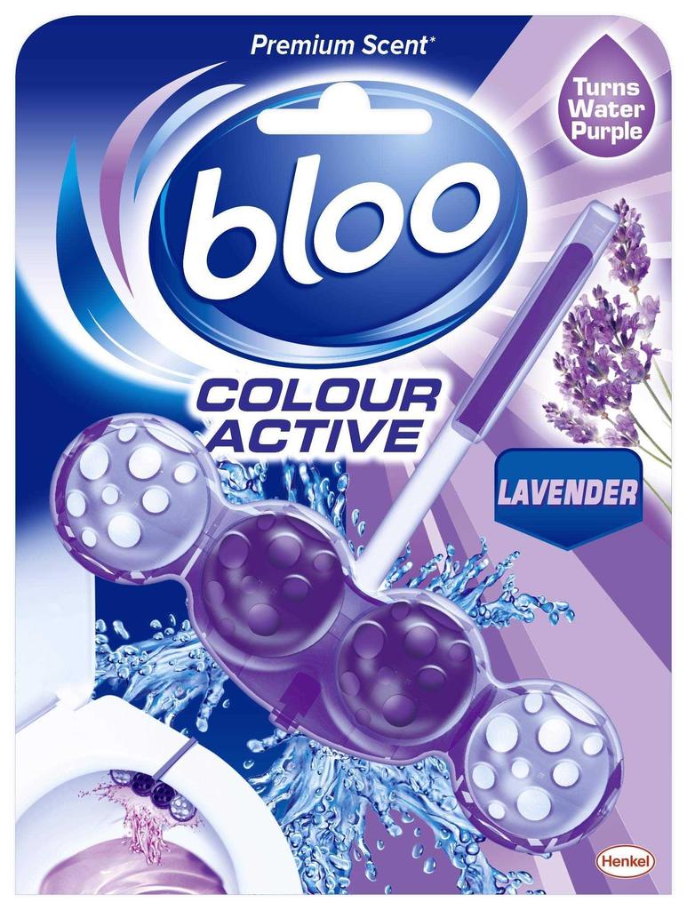Buy Bloo violet active toilettes rim bloquer, 50 g, lavande, étui de 10 ...