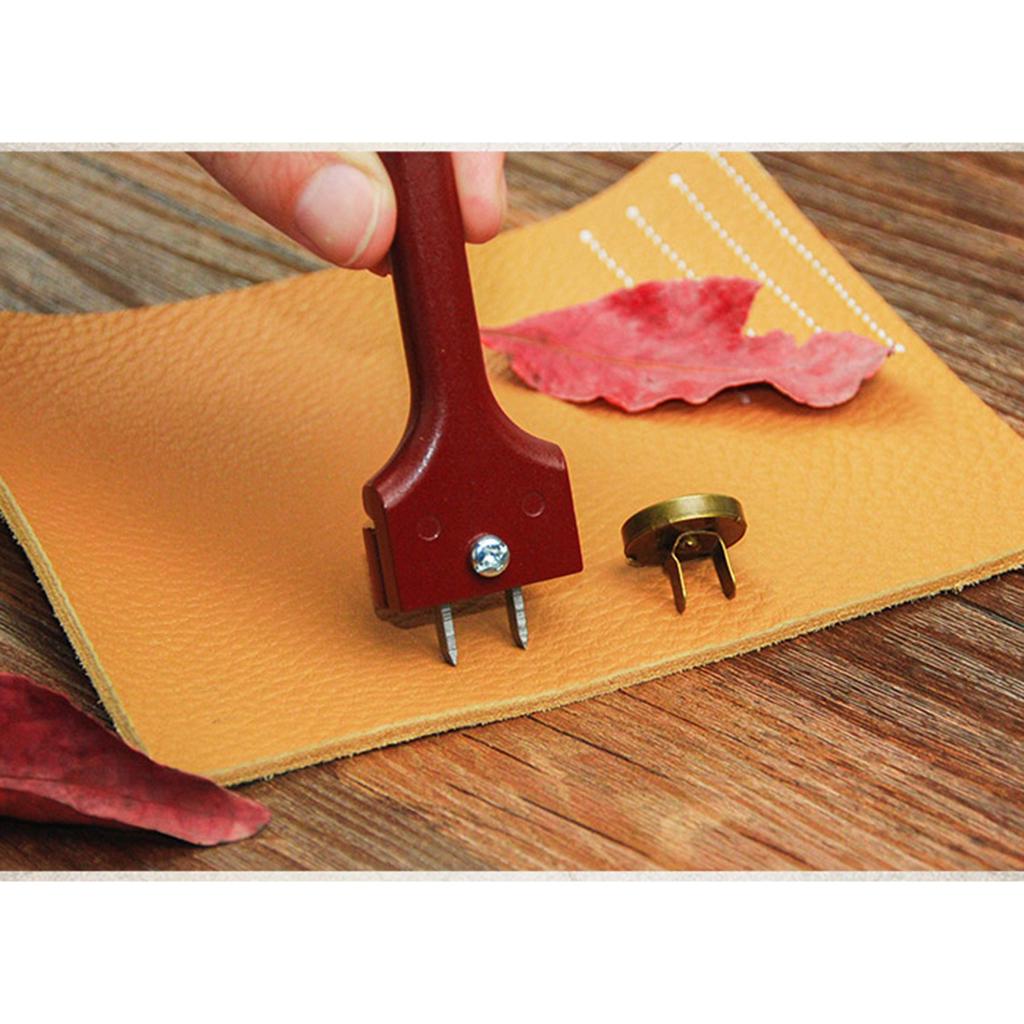 Cheap Adjustable Fork Puncher Magnetic Button Clasp Snaps Installation ...