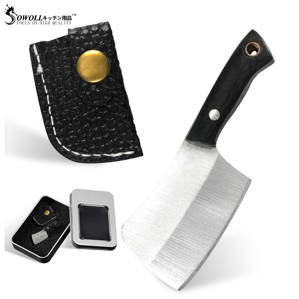 Buy Fixed Blade Cutter Knife Pocket Keychain Camping Knife Outdoor ...