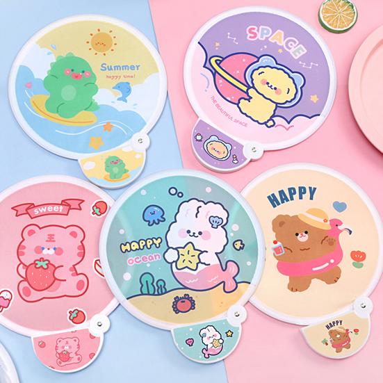 Cheap Folding Fan Good Eco-friendly 8 Styles Mini Fan Manual Lovely ...