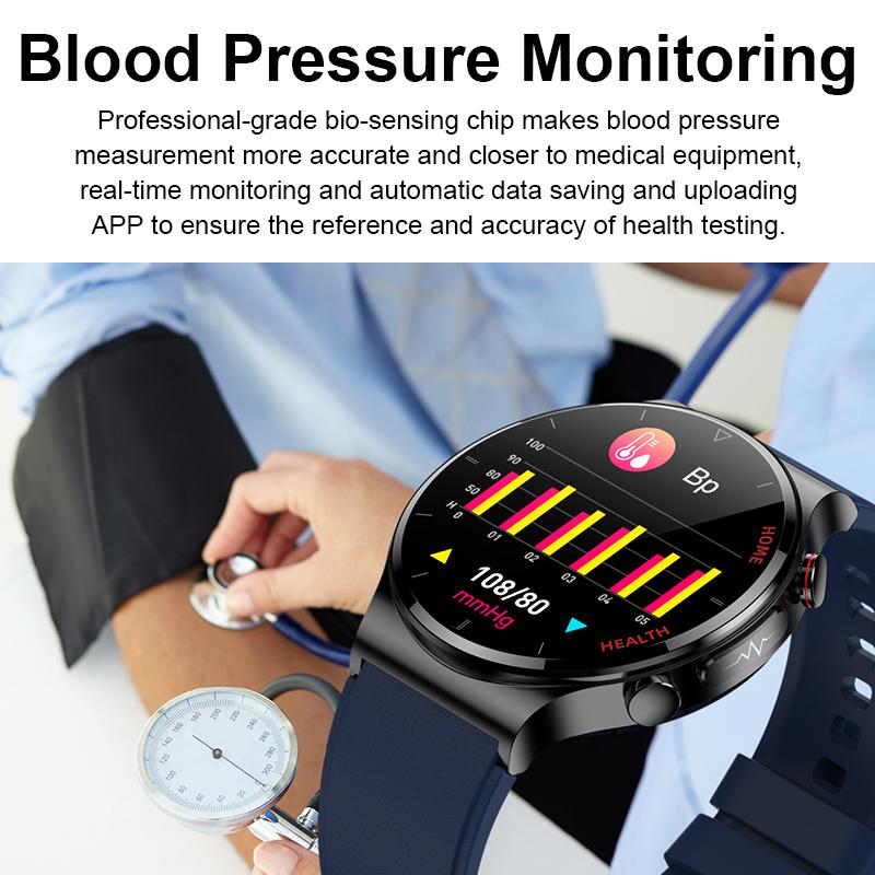 Buy SACOSDING 2022 New ECG+PPG Smart Watch Men Laser Treatment Of ...