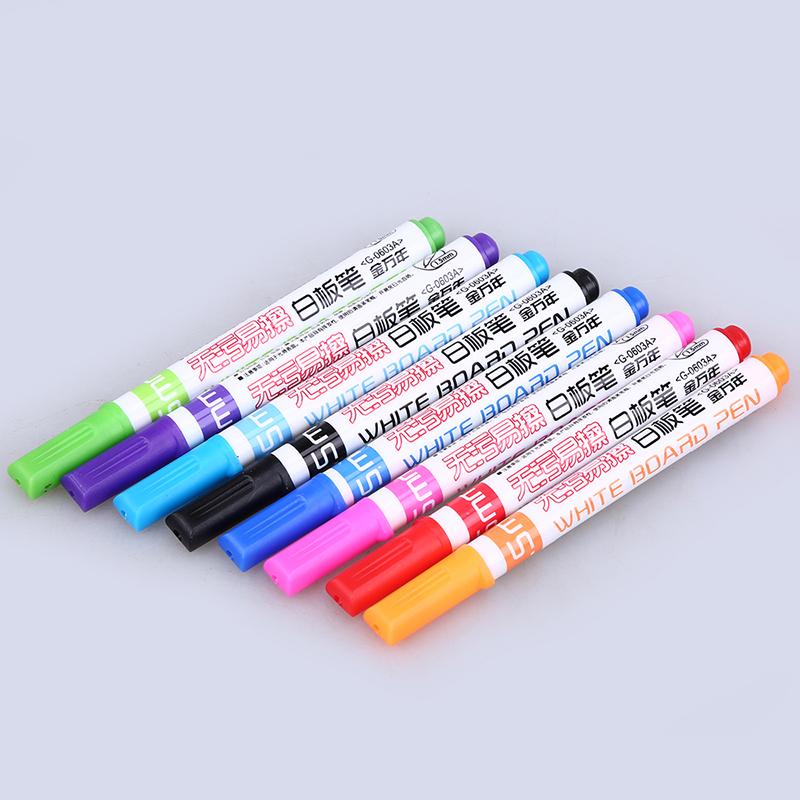 Buy 1 Set 8 Color Whiteboard Pen Plastic Whiteboard Marker Pen Drawing ...