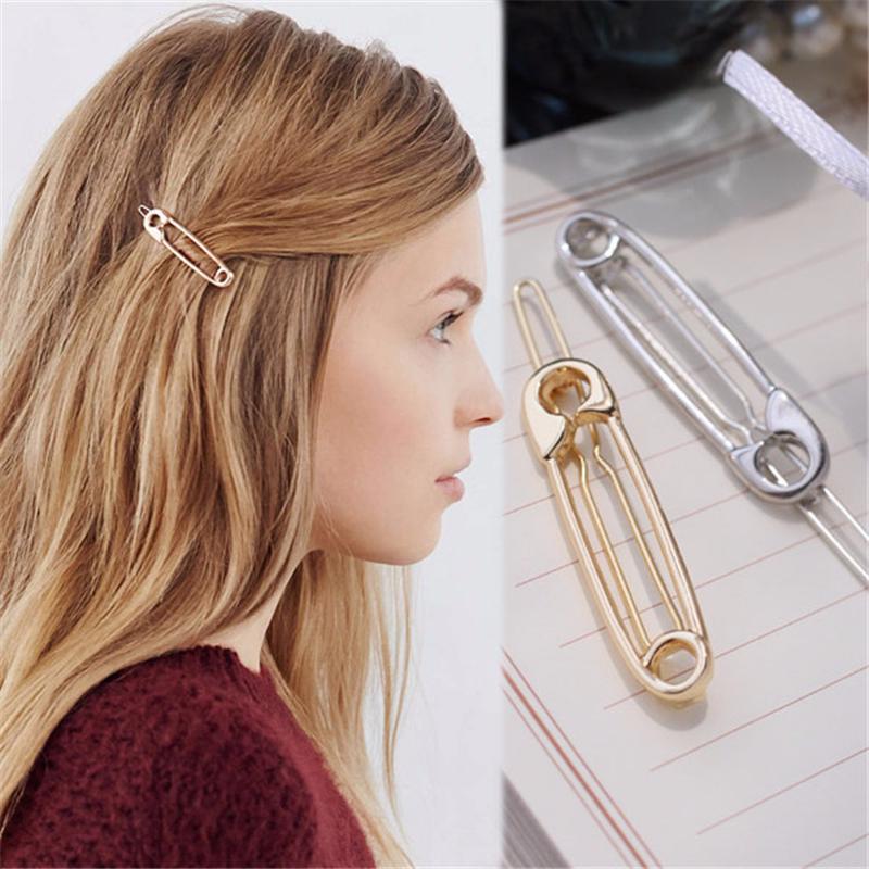 Buy Creative Nifty Simple Metal Hair Clip Headwear Women's Jewelry Hair ...