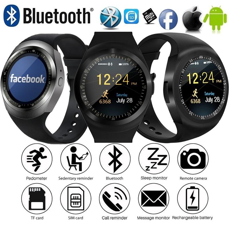 Buy Bluetooth Smart Watch Waterprooof USB 3.0 Interface 1.5 Inch OLED ...