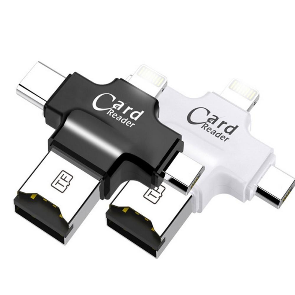 Cheap Lettore Schede 4 In 1 Microsd Android Ios Windows Pc Card Reader ...
