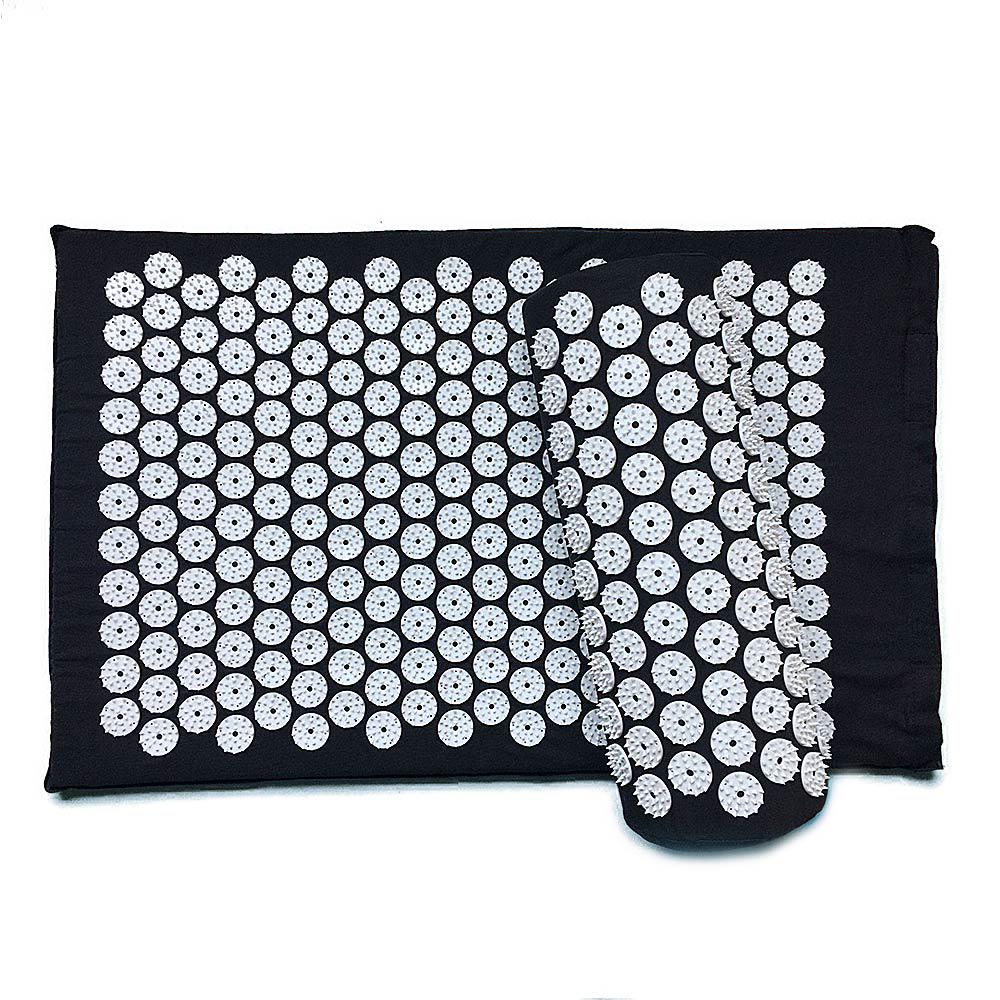 Buy 2 Pcs Acupuncture Massager Mat Body Head Massage Pillow Mats Relief ...