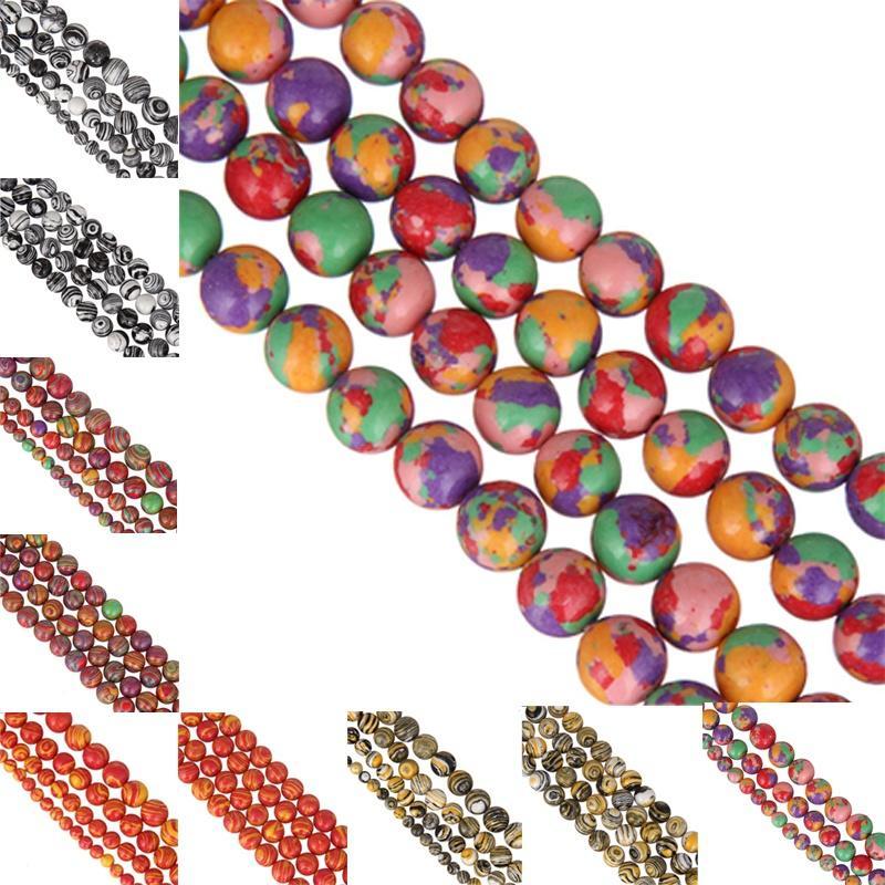 Buy Wholesale 6/8/10/12mm DIY Popular Natural Gemstone Spacer Loose ...