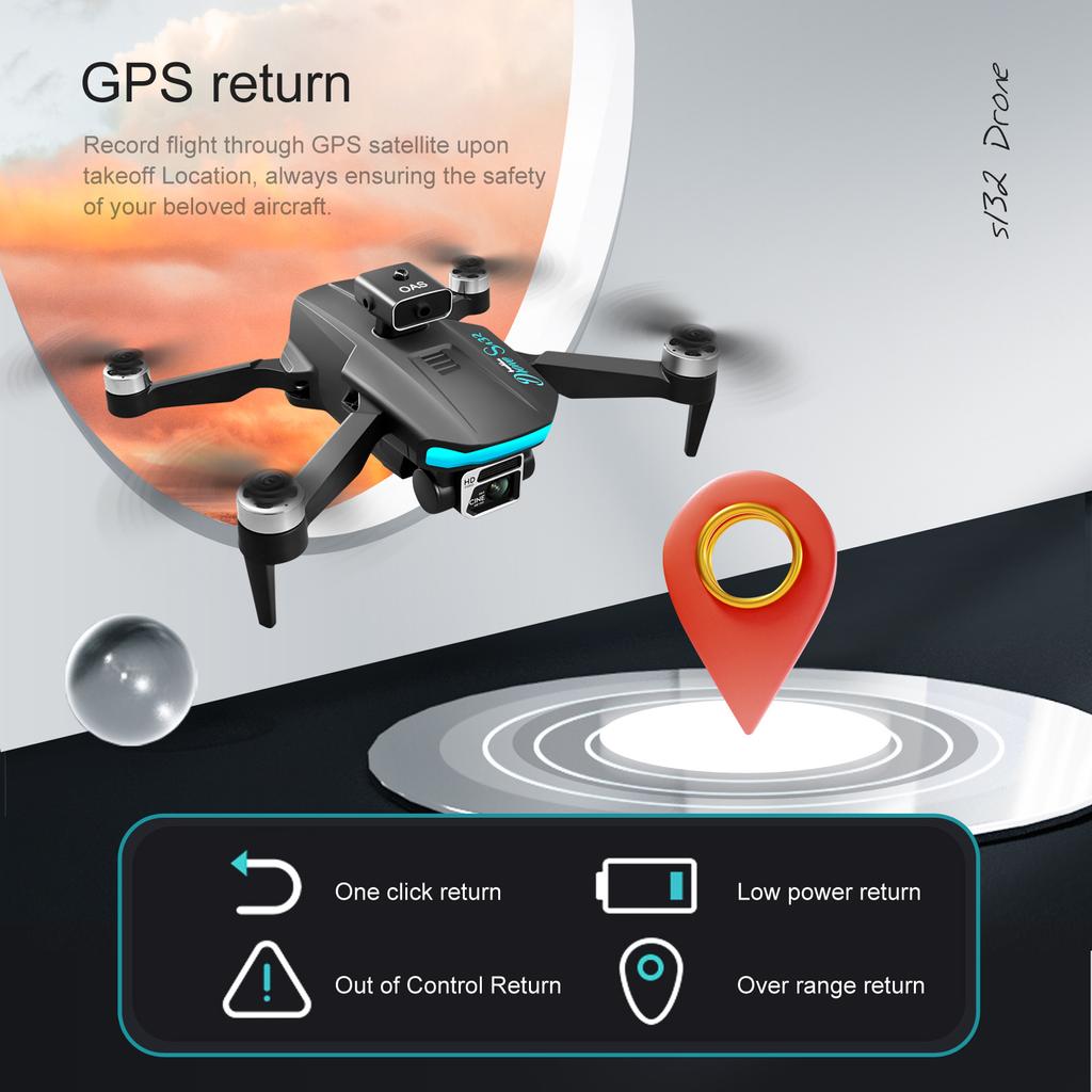 Cheap S132 Brushless Drone One Button Return Gps New Product Aircraft ...