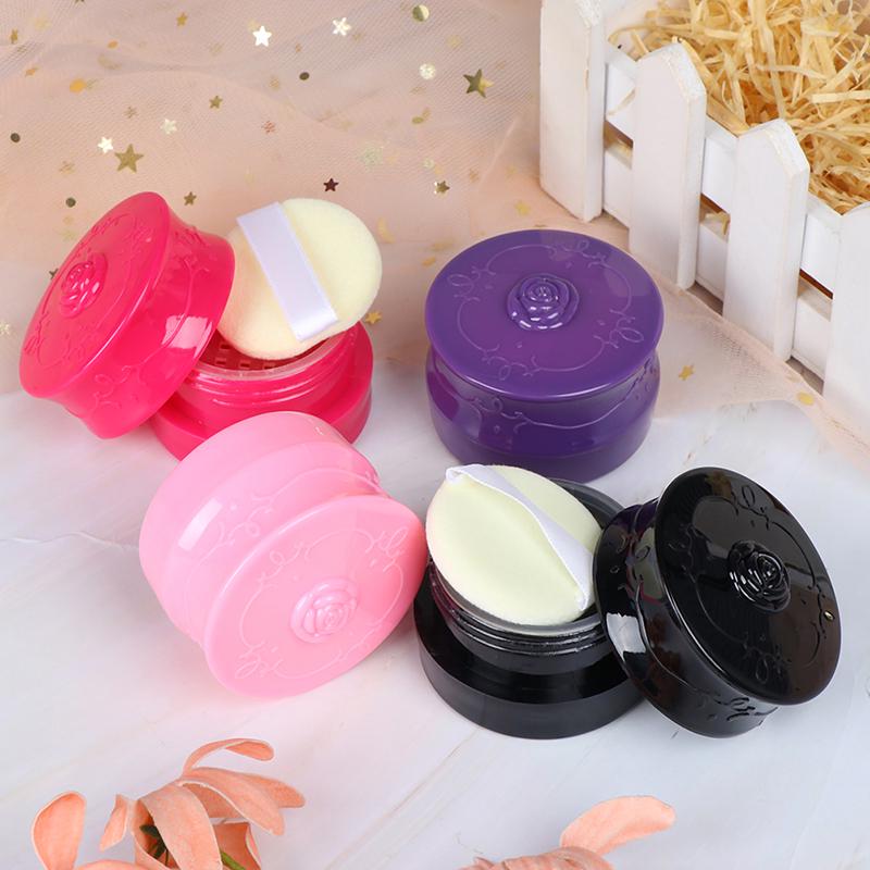 Buy 10G Empty Loose Box Jar Grid Sifter Puff Flower Pattern Containe ...
