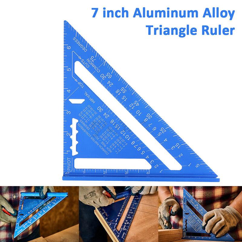 Mayitr 7 Inch Carpenters Roofing Rafters Joiners Aluminium Angle Square ...