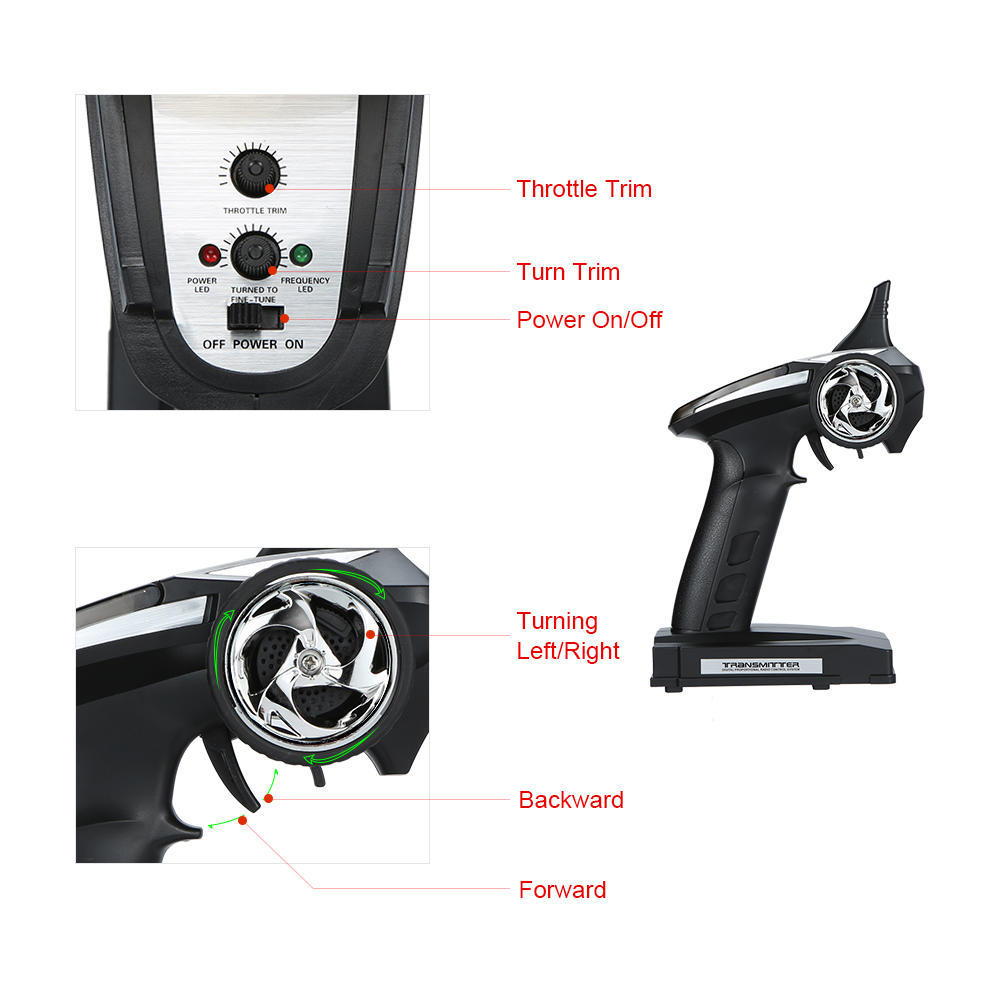 Buy Original Feilun 2.4G High Speed RC Racing Boat with Water Cooling ...