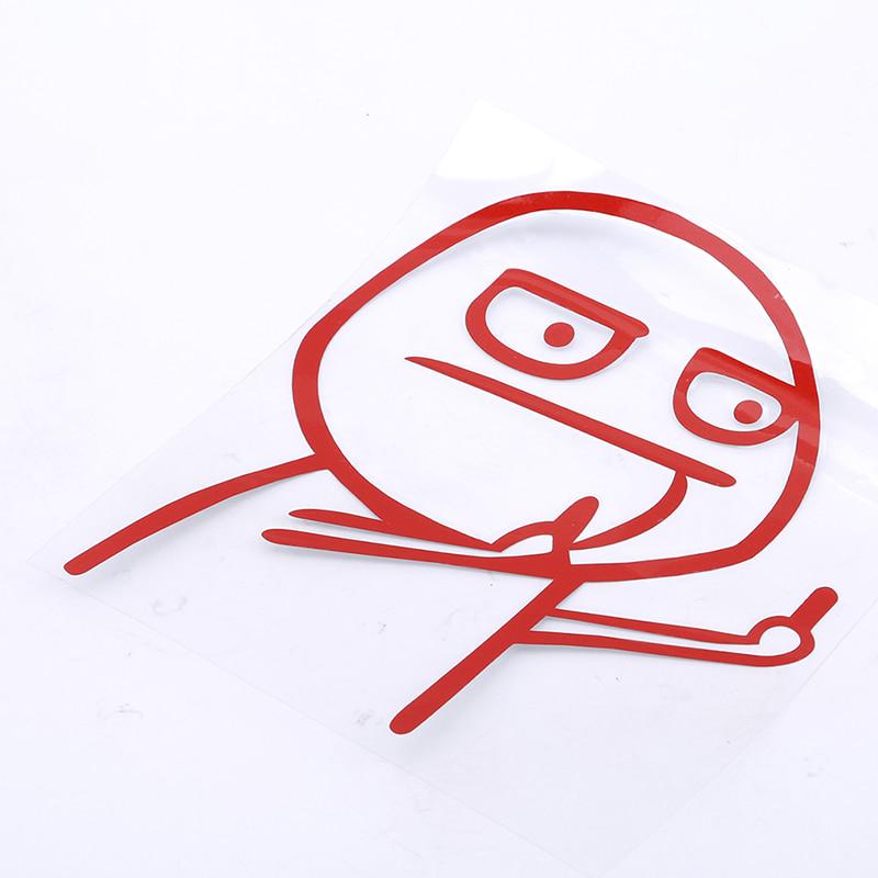 Buy Techamp Gadget Two Middle Finger Sticker Laptop Decal PET Stickers ...