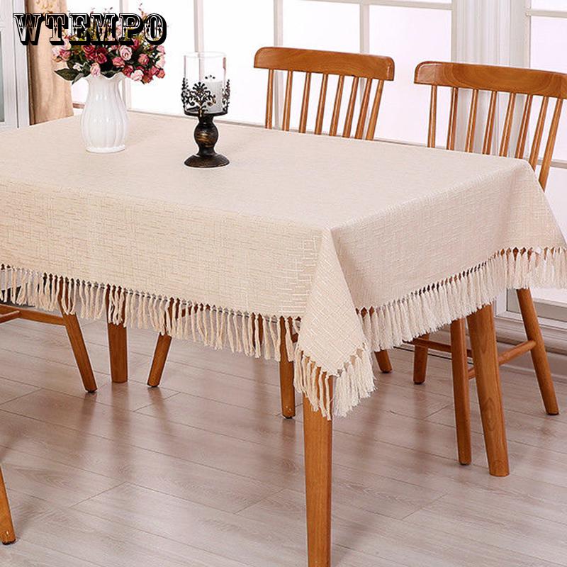 Buy WTEMPO Waterproof and Oilproof Anti-hot Tablecloth Home Easy To ...