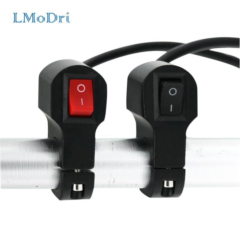 Buy LMoDri Universal Motorcycle Switches 22mm Handlebar Switch Fog Spot ...