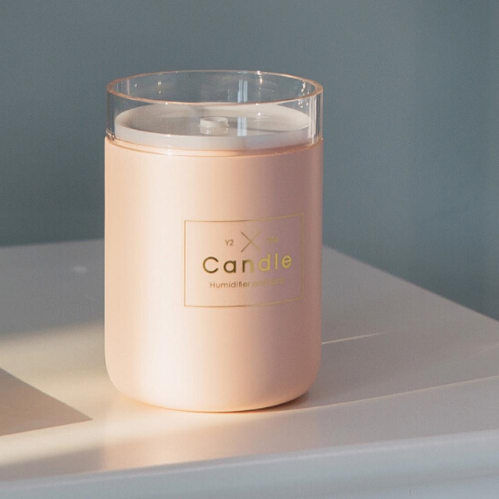 Cheap 35MLH 280ml Ultrasonic Air Humidifier Candle Romantic Soft Light ...