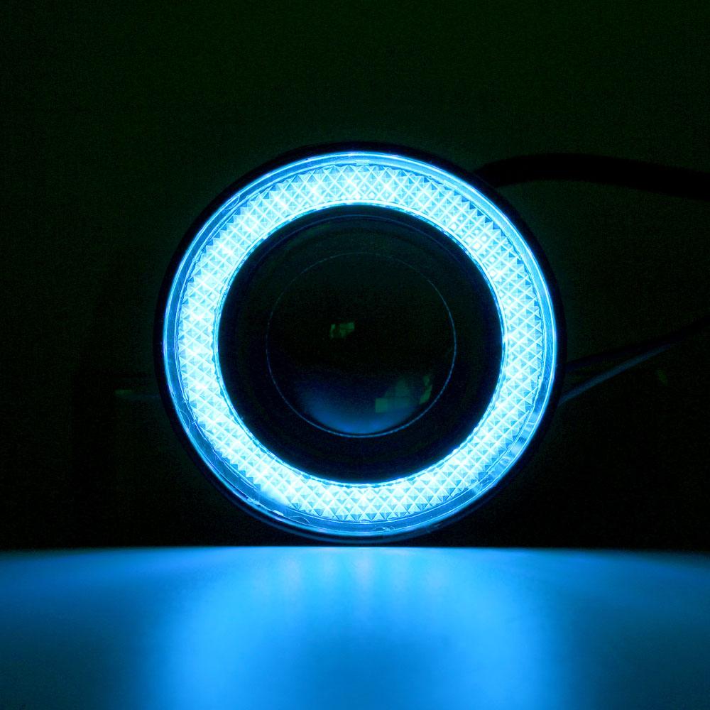 Buy 1 pair Angel Eyes Fog Light 64mm 76mm 89mm 2.5/3/3.5 inch 12V ...