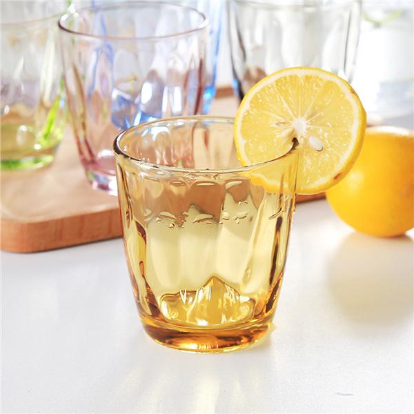 6pcs 310ml Colored Break Resistant Cups Acrylic Drinking Glasses ...