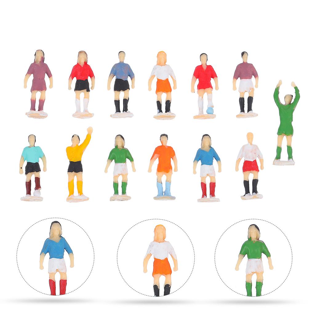 Buy Pansy 0971 Set/13pcs Mini Football Player Figure Model Simulation ...
