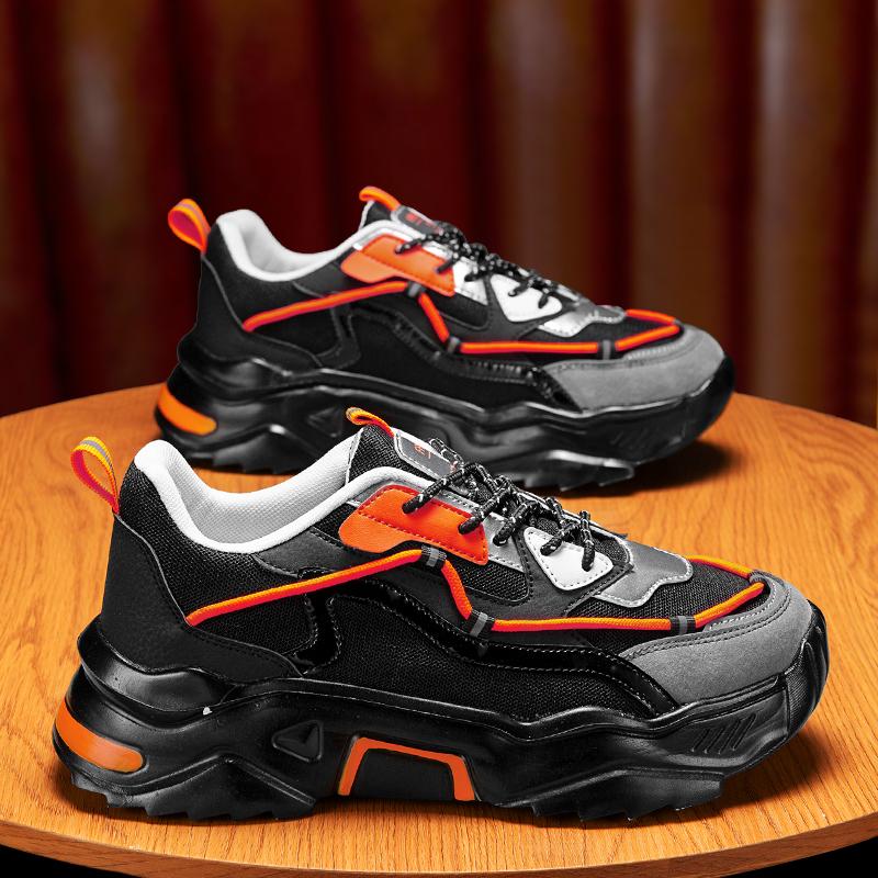 Men Clunky Sneakers Shoes Basketball Sneakers Running Shoes Athletic ...