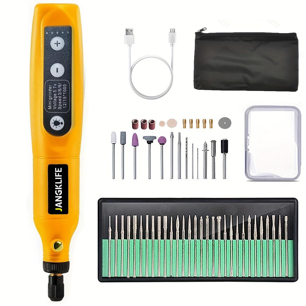 Buy Mini Cordless Rotary Tools USB Charging Grinder Set Wireless ...
