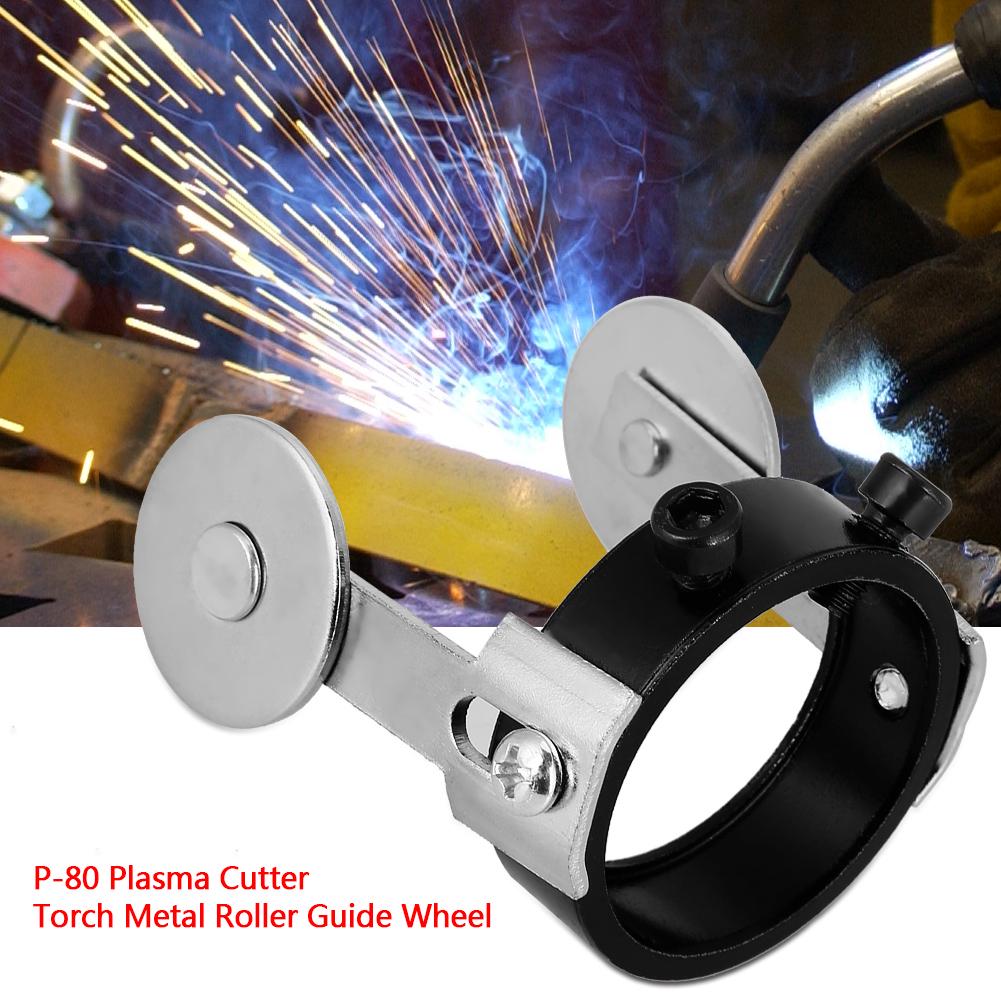 P80 Plasma Cutter Torch Metal Roller Guide Wheel with Two Screw ...