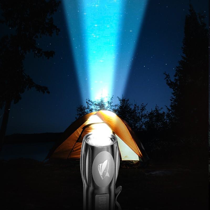 Köp Mini Flashlight With Pocket Clip USB Rechargeable Handy Pen Light ...