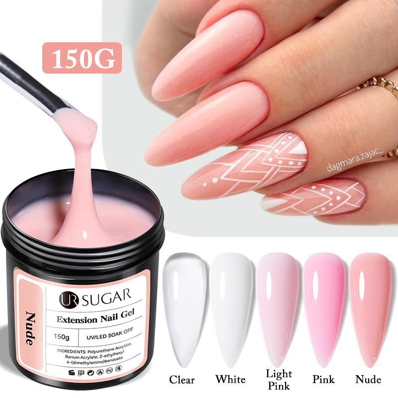 Kaufe UR ZUCKER 150g Gelee Gel Aufbau Nagelverlängerung Gel Creme Weiß ...