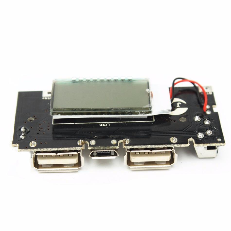 Buy Dual USB 18650 Battery Charger PCB Power Module 5V 1A 2.1A Mobile ...