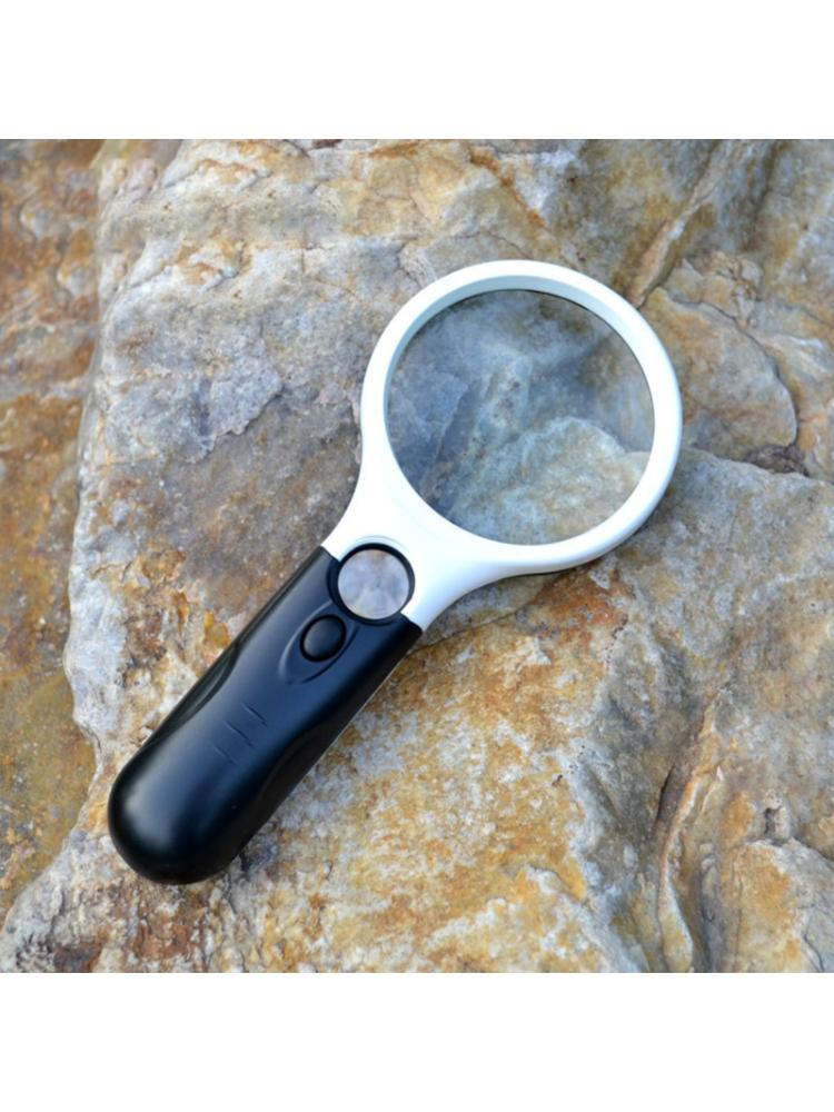 Cheap Magnifying Glass with Light Illuminated Magnifier with 3x 45x ...