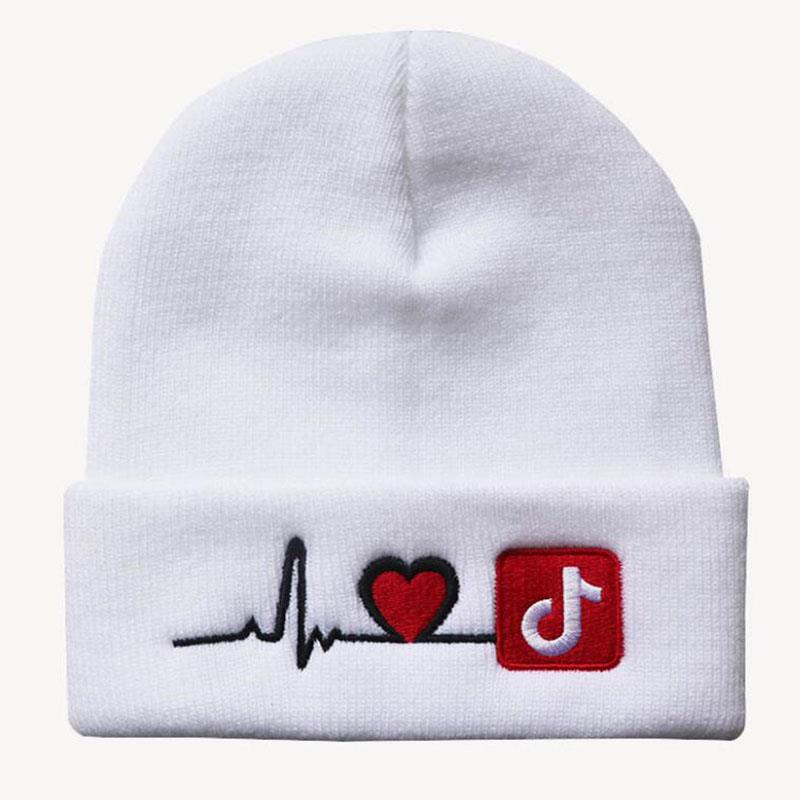 Buy Tik Tok Winter Warm Women and Men Beanie Pure Color Anti-dirty ...