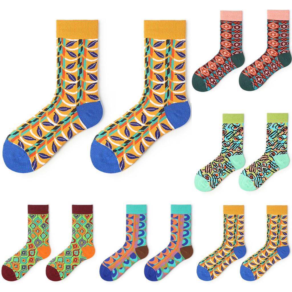 Buy Ftown Women's Fashion New Style Fashion Printed Socks Simple And ...