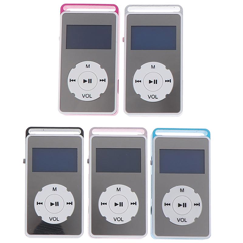 1Pc Digital Mp3 Player Lcd Screen Support Micro Tf Card 32G Mirror ...