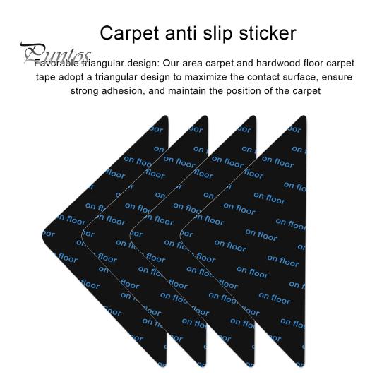Cheap 4Pcs Double Sided Rug Pads Triangular Design Washable Anti-Slip ...