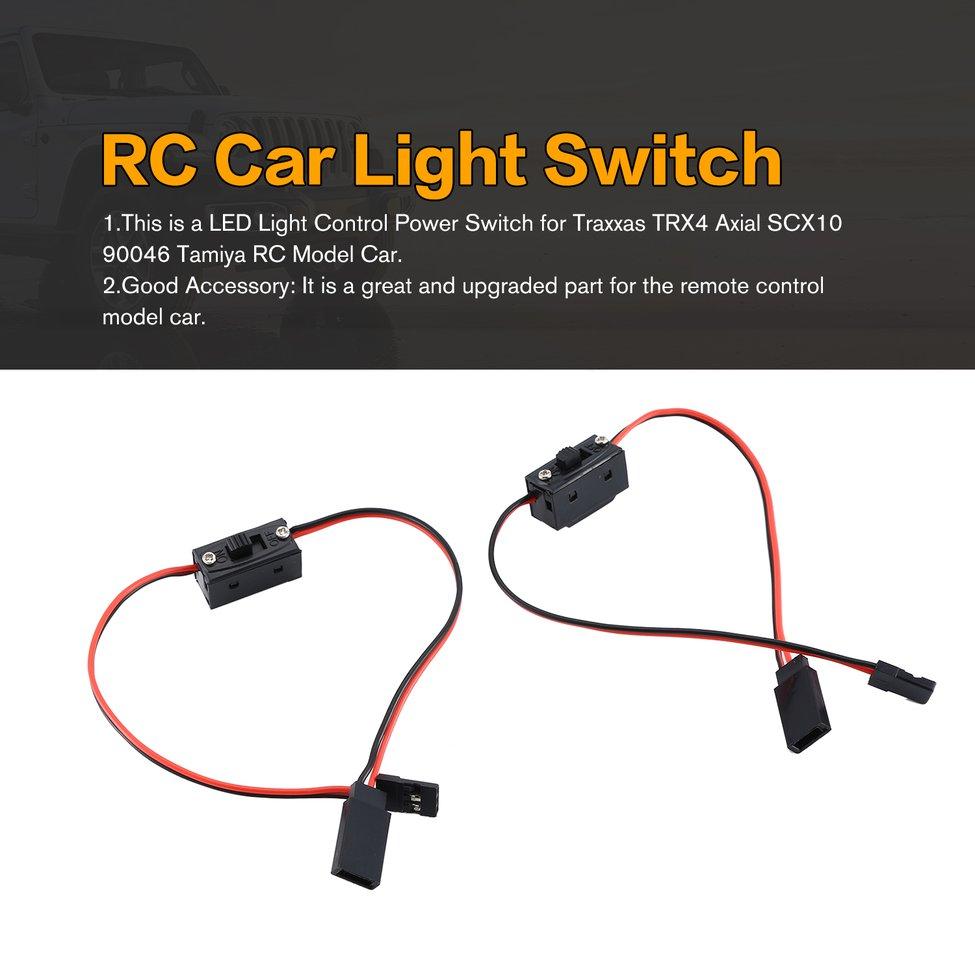 Buy 2Pcs LED Light Control Power Switch for Traxxas HSP Redcat RC4WD RC ...