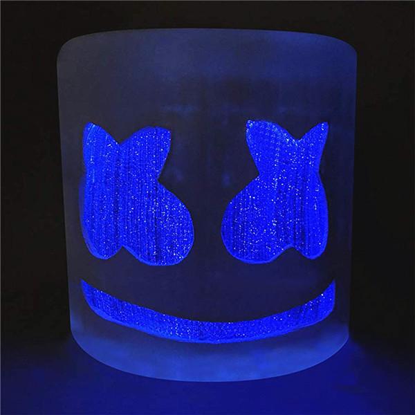 Buy DJ Led Mask Music Festival Full Head Helmets Latex Mask DJ Helmet ...