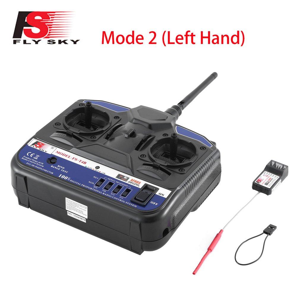 Buy FS-T4B 2.4G 4CH Radio Model RC Transmitter & Receiver Remote ...