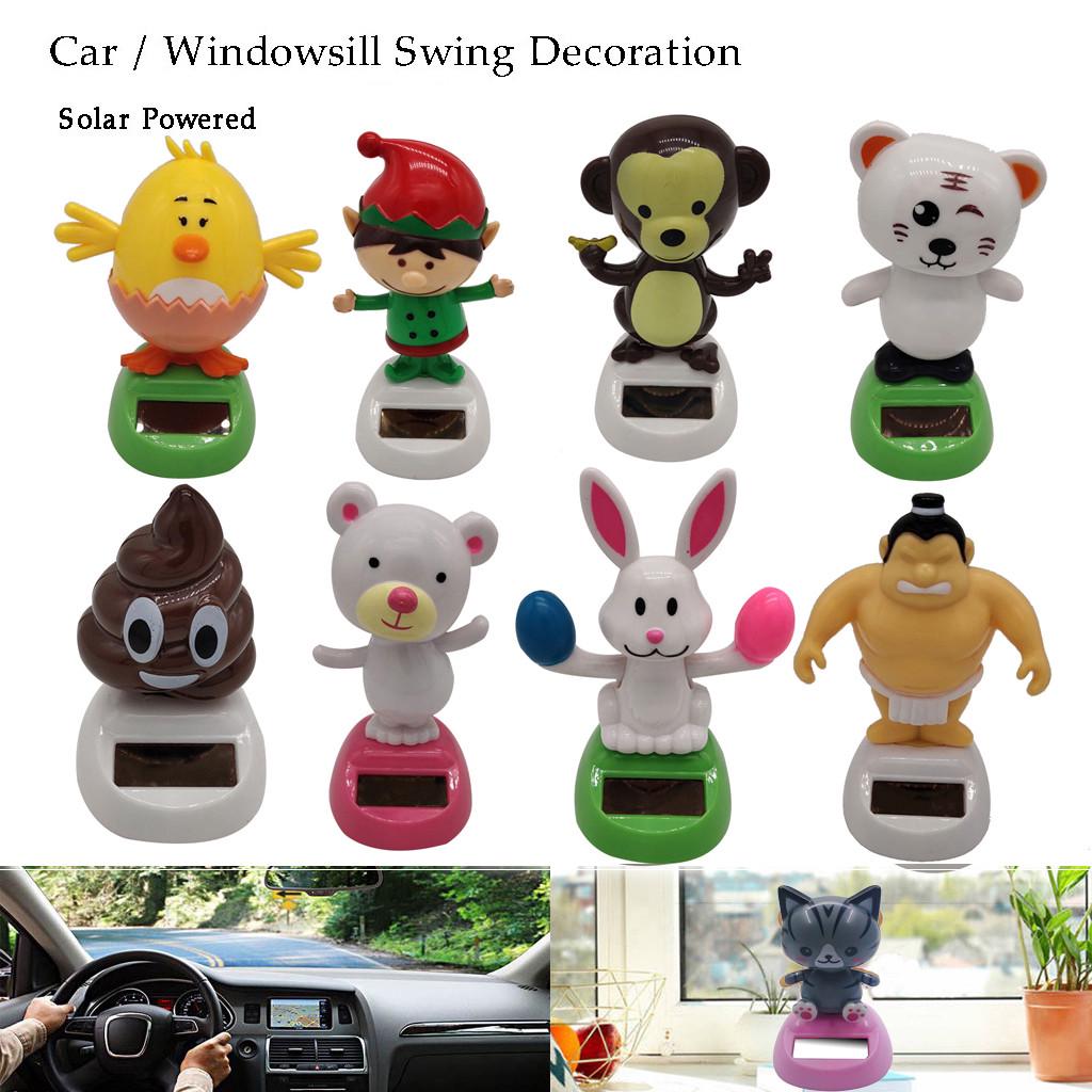 Buy Solar Powered Dancing Swinging Animated Dancer Toy Car Windowsill ...